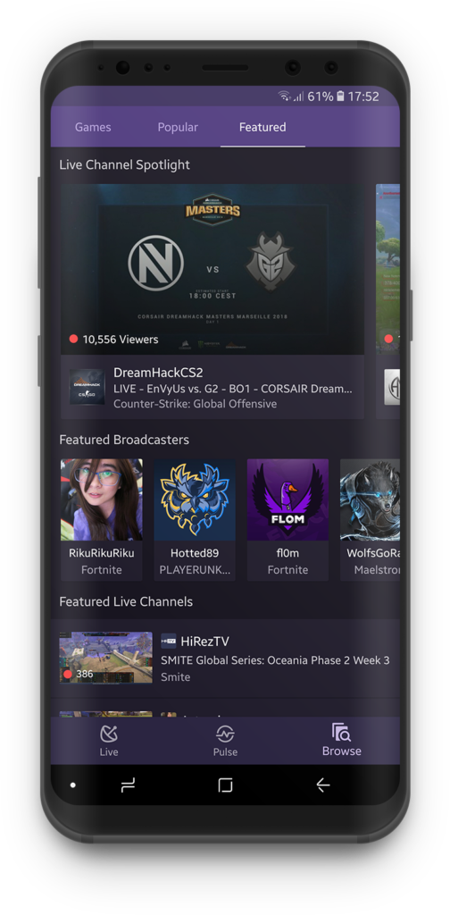 Twitch App – urban rockets